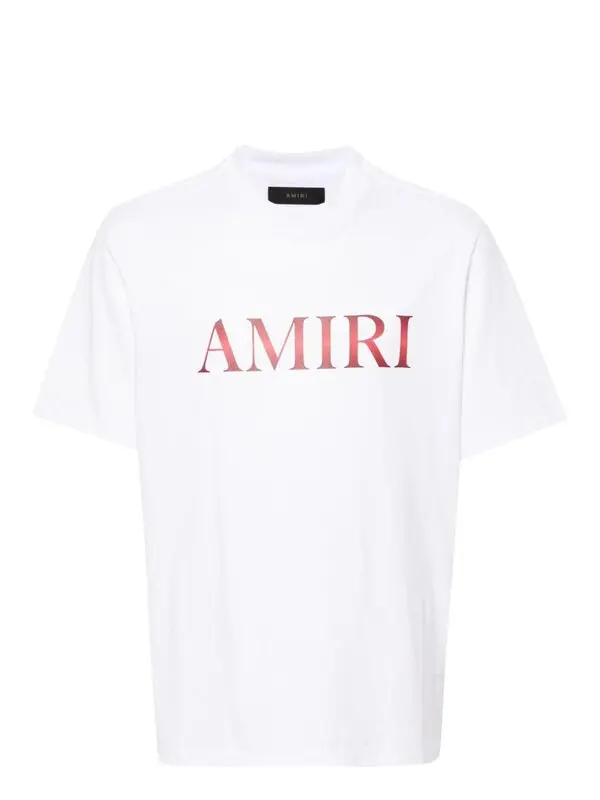 Amiri Logo-print Cotton T-shirt - White