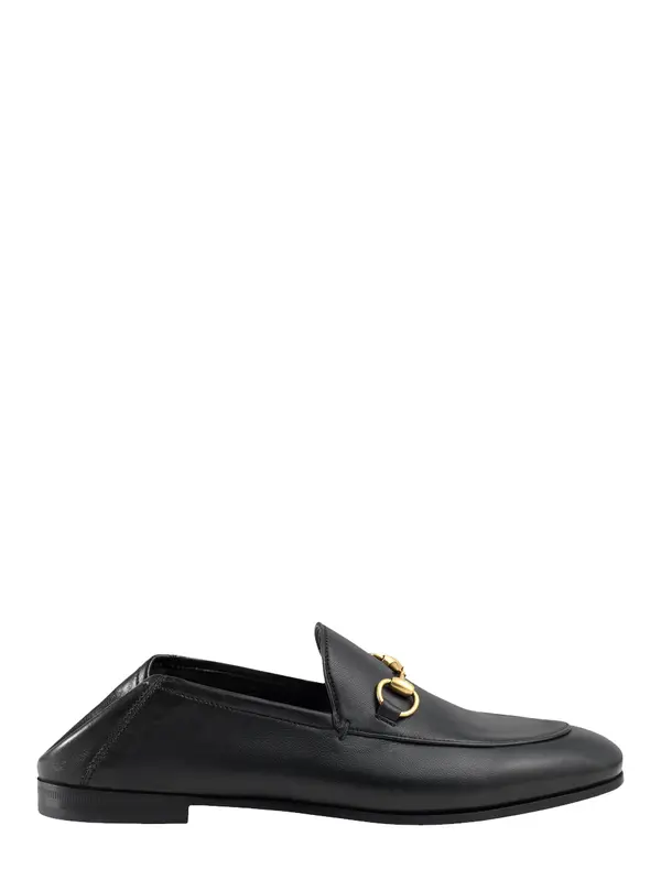 Gucci Leather Horsebit Loafer - Black