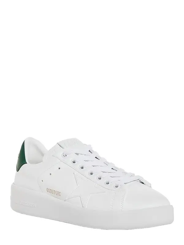 Golden Goose Purestar Low Top Sneakers - White/green