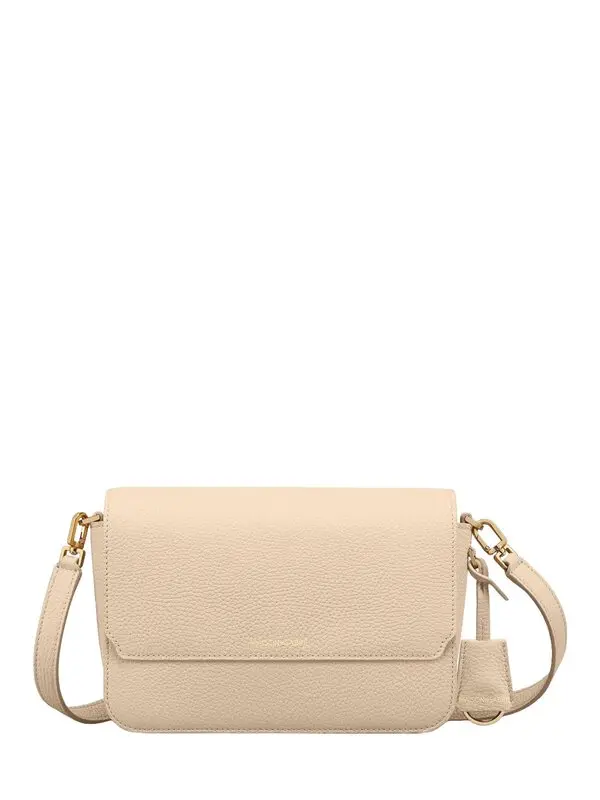 MAISON DE SABRE Leather Flap Bag - Saharan Nude