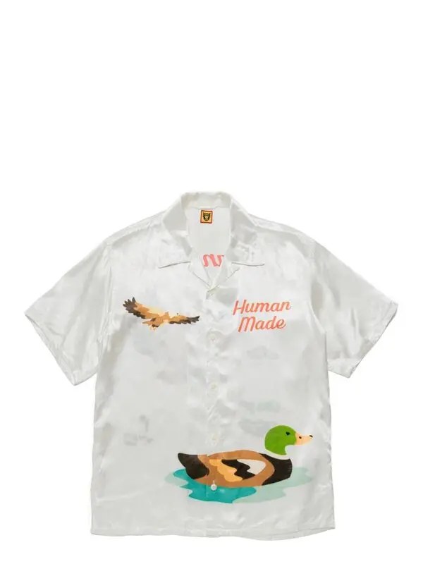 HUMAN MADE Rayon Aloha Shirt - White