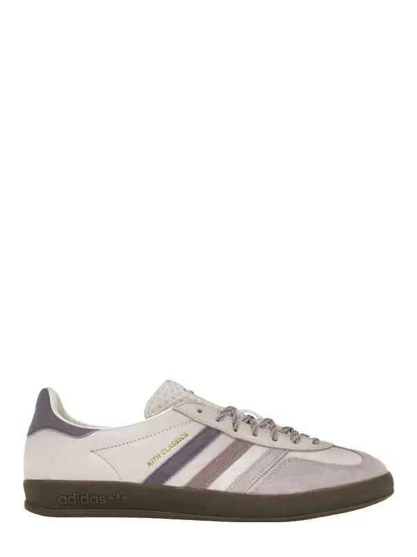 Adidas Gazelle Indoor Kith Classics Sneakers - Ash Purple/ice Purple/gum