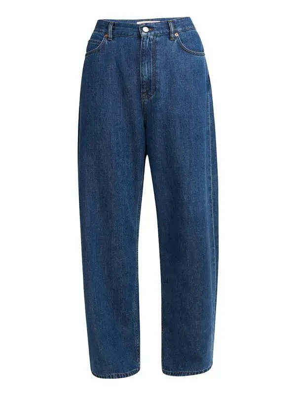 Valentino Garavani Wide-leg Jeans - Denim