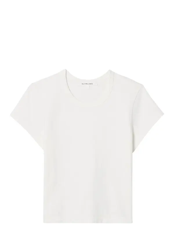 SLVRLAKE Easy Cotton-jersey T-shirt - White