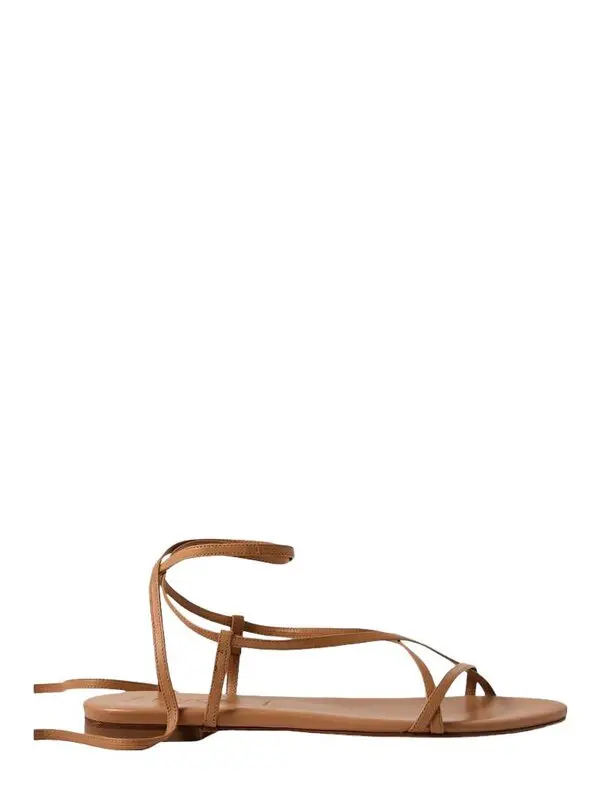 AeydĒ Penny Leather Sandals - Brown