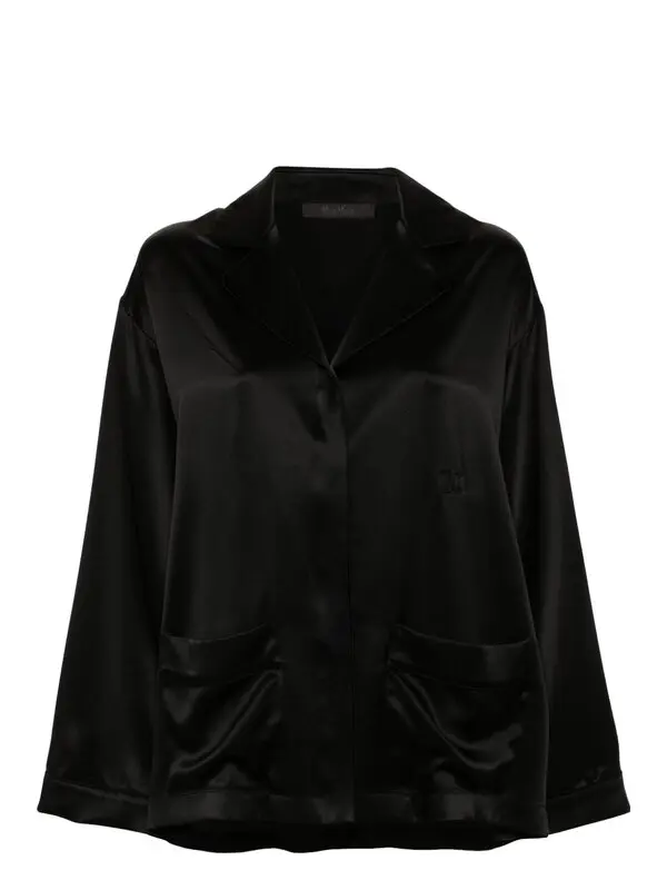 Max Mara Vasaio V-neck Shirt - Black