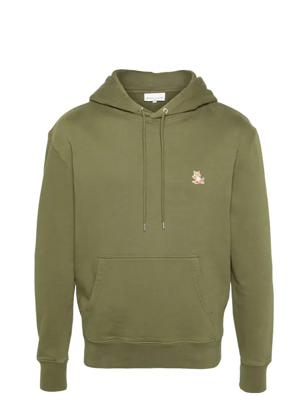 Maison Kitsuné Chillax Fox Hoodie - Green