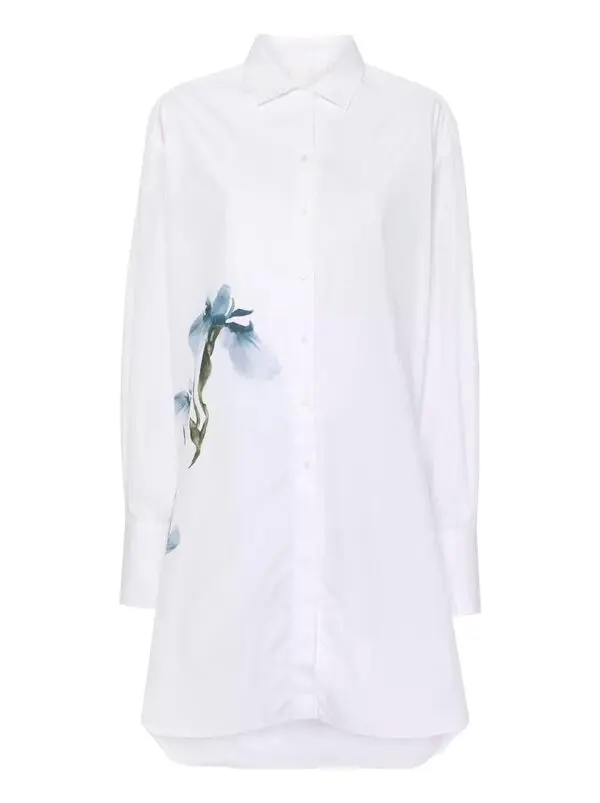 Givenchy Printed Poplin Shirt - White