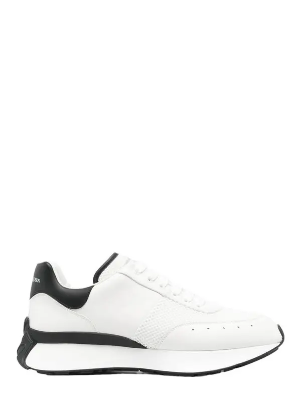 Alexander McQueen Panelled Chunky Sneakers - White