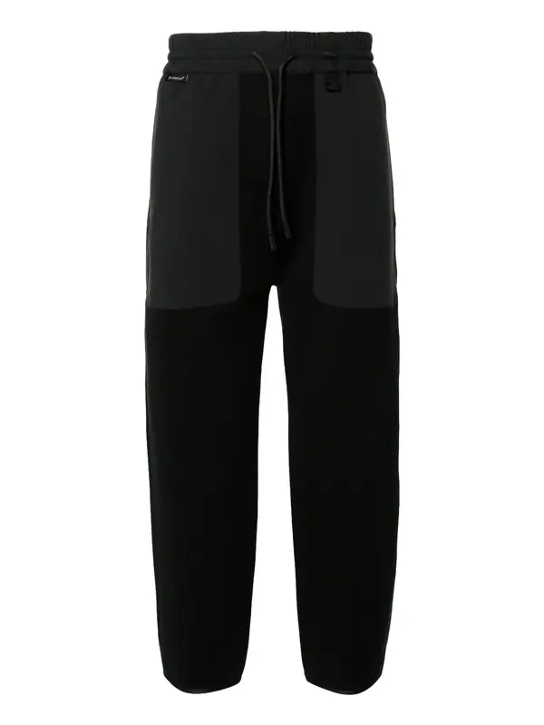 Moncler Tricot Cotton Track Pants - Black