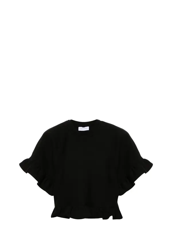 IOANA CIOLACU Peony Sweatshirt - Black