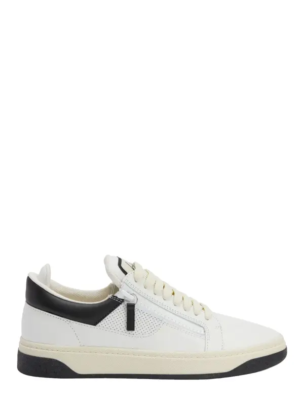 GIUSEPPE ZANOTTI Gz94 Double-zip Low-top Sneakers - White