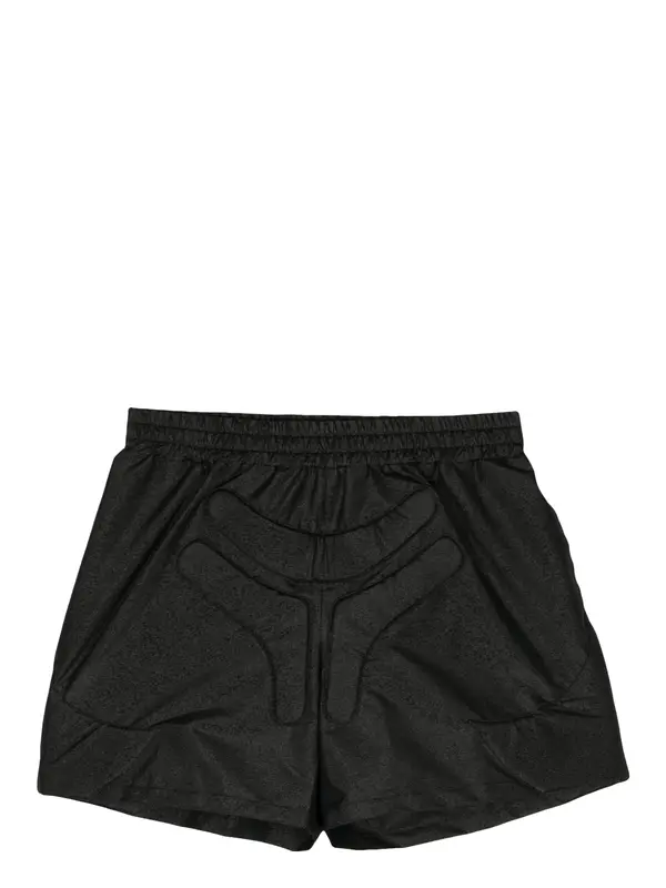 WALTER VAN BEIRENDONCK Space Logo Track Shorts - Black