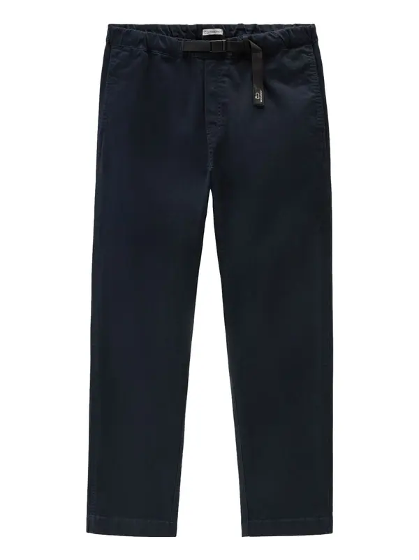 Woolrich Belted Straight-leg Trousers - Blue