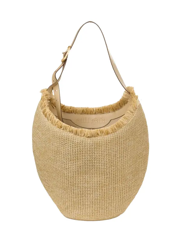 Cult Gaia Odette Interwoven Tote - Neutrals