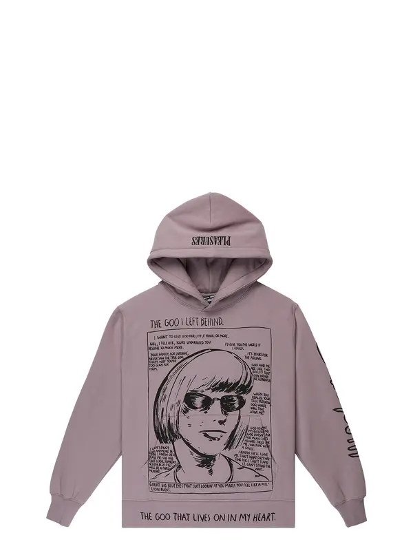 PLEASURES The Goo Hoodie - Purple