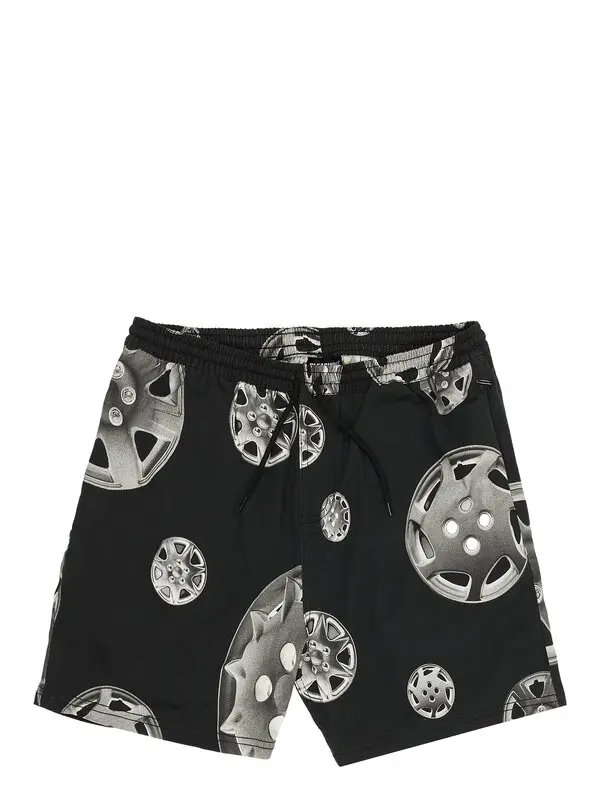 PLEASURES Roadside Twill Shorts - Black