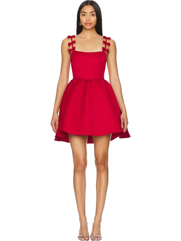 ELLIATT X Enchantment Bow Dress - Red