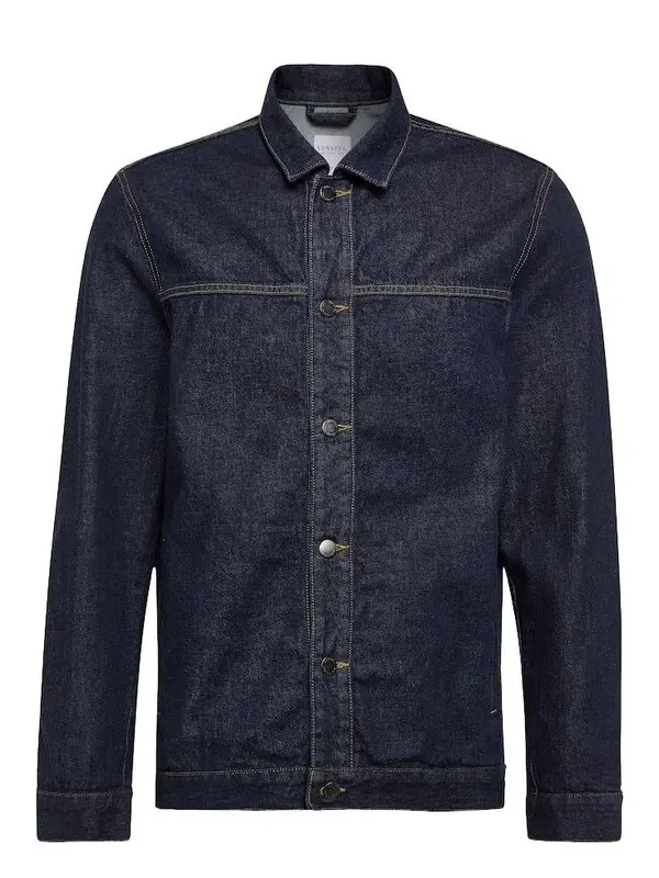 Sunspel Denim Trucker Jacket - Blue