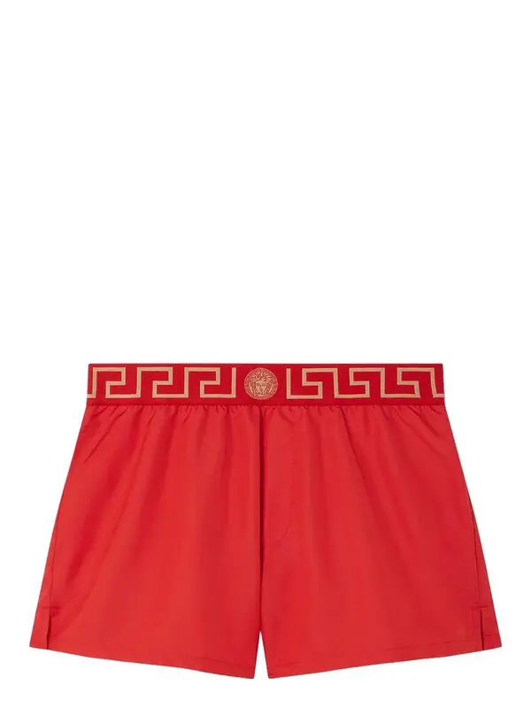 Versace Greca Medusa Swim Shorts - Red
