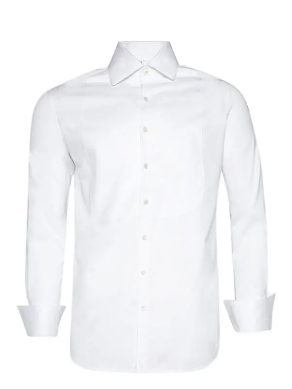 BODE Bib Tuxedo Shirt - White
