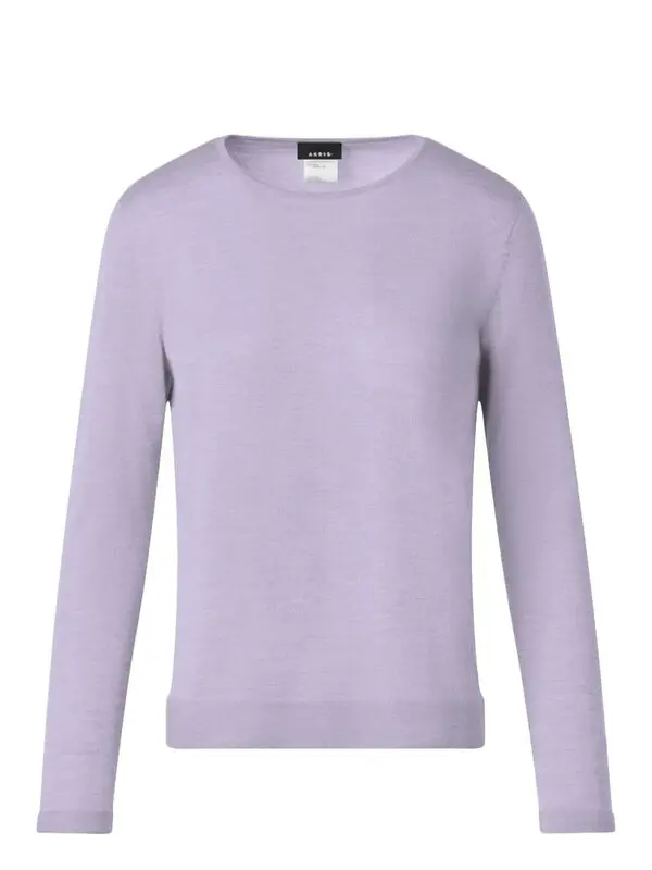 Akris Cashmere-silk Fine Gauge Knit Sweater - Malva