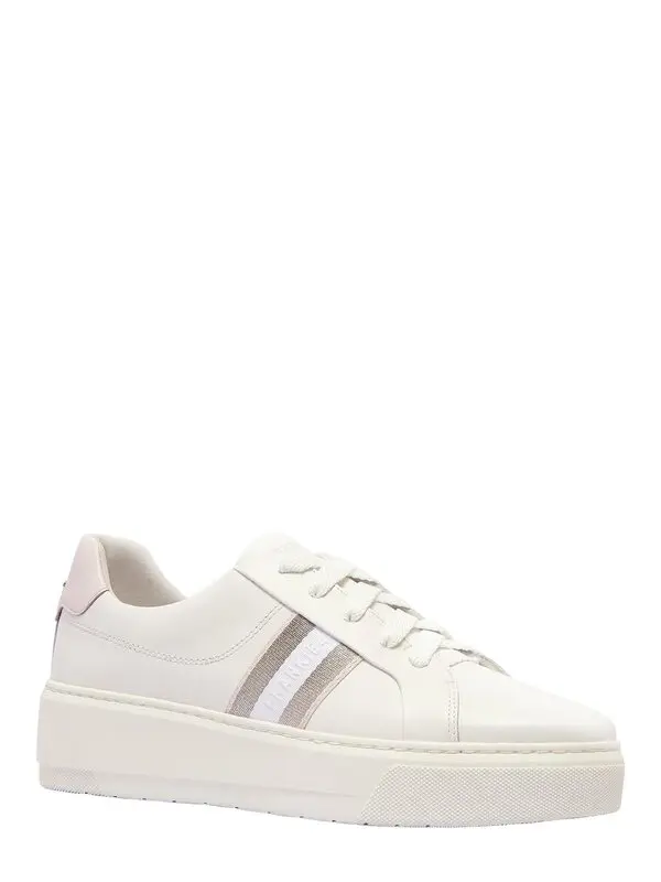 FRANKIE4 Riley Platform Sneakers - White/pink Tint