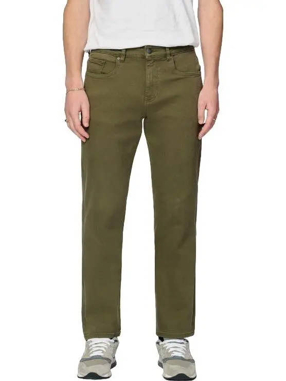 Warp + Weft Straight Fit Jeans - Moss Green