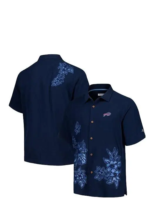 Tommy Bahama Buffalo Bills Hibiscus Camp Button-up Shirt - Royal