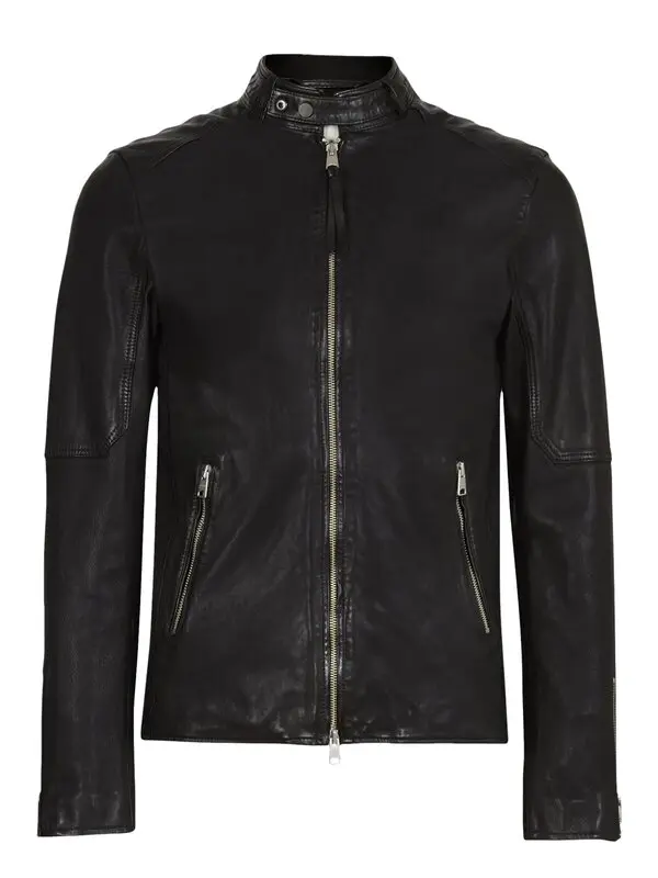 ALLSAINTS Cora Leather Biker Jacket - Black