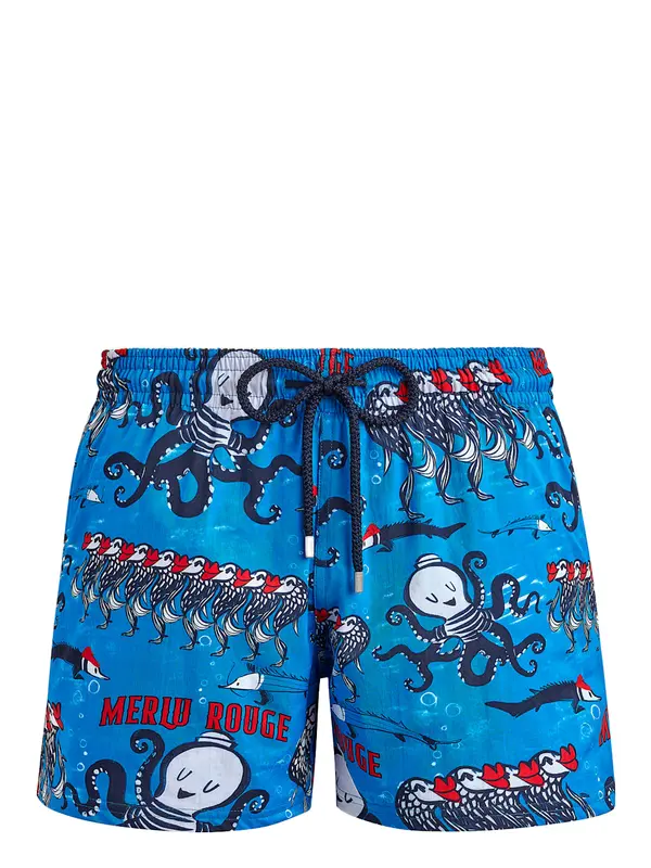 Vilebrequin Graphic Swim Shorts - Neo Blue
