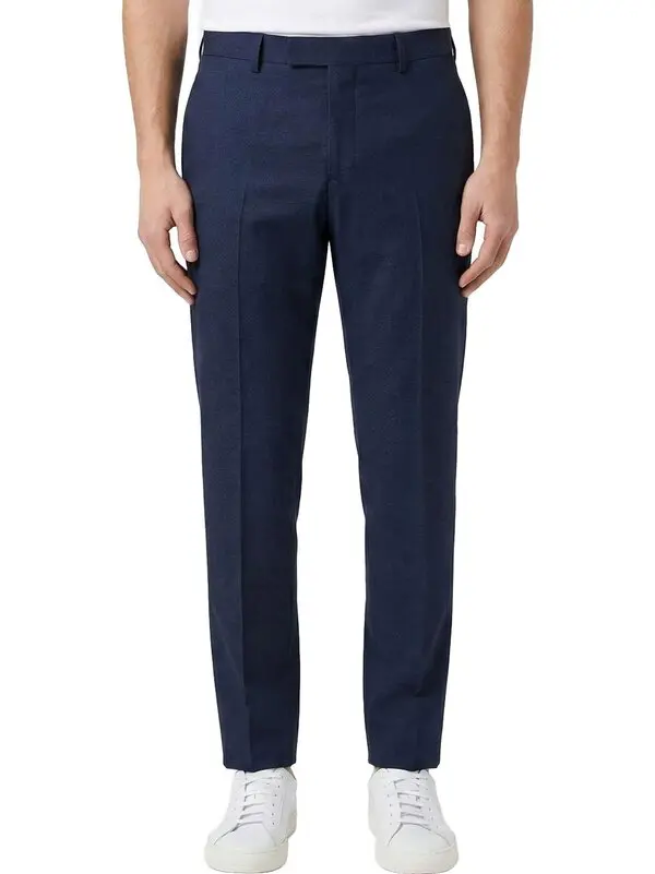 PT TORINO Tailored Trousers - Navy