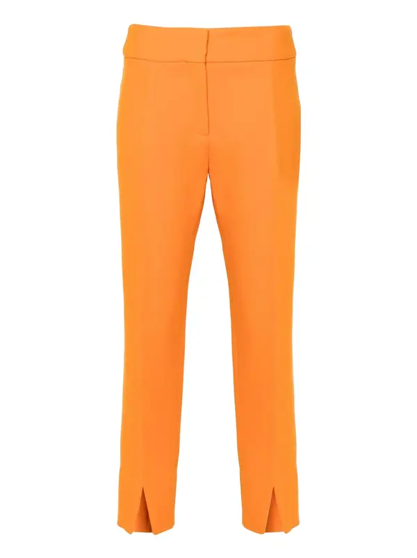 Patou Wool Cropped Trousers - Orange