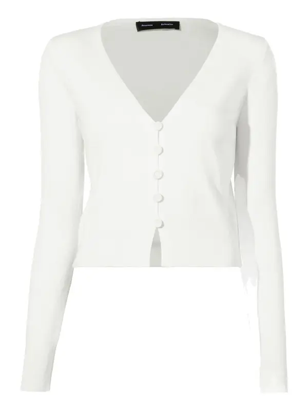 Proenza Schouler Addie Cardigan - White