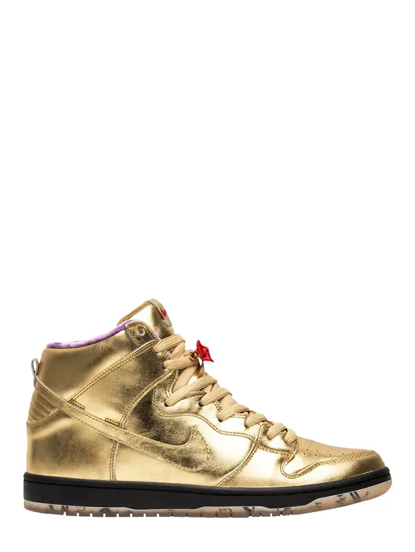 Nike Humidity X Dunk High Sb Special Box - Gold