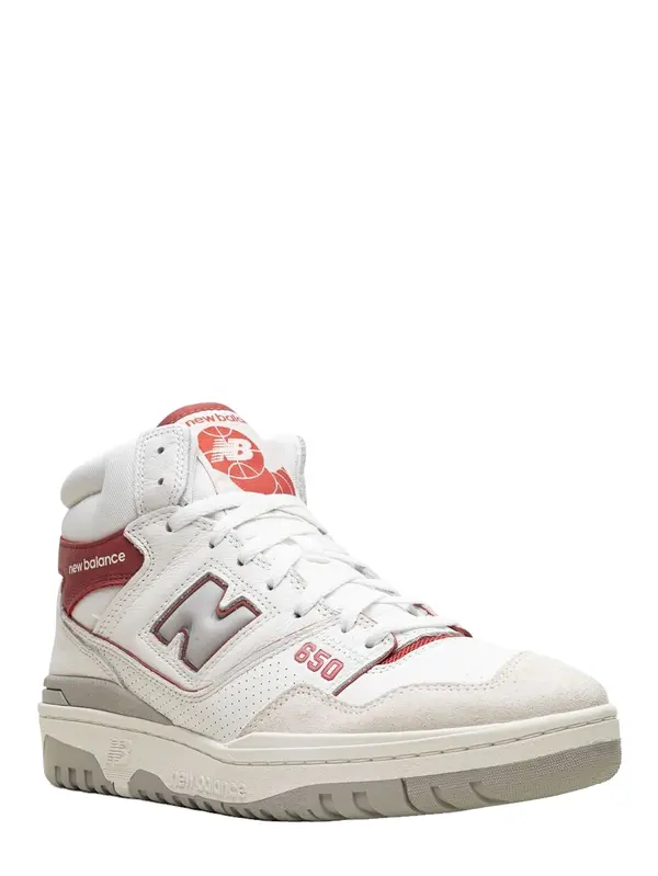 NEW BALANCE 650 High-top Sneakers - White