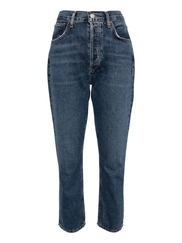 AGOLDE Mid-rise Tapered Jeans - Blue