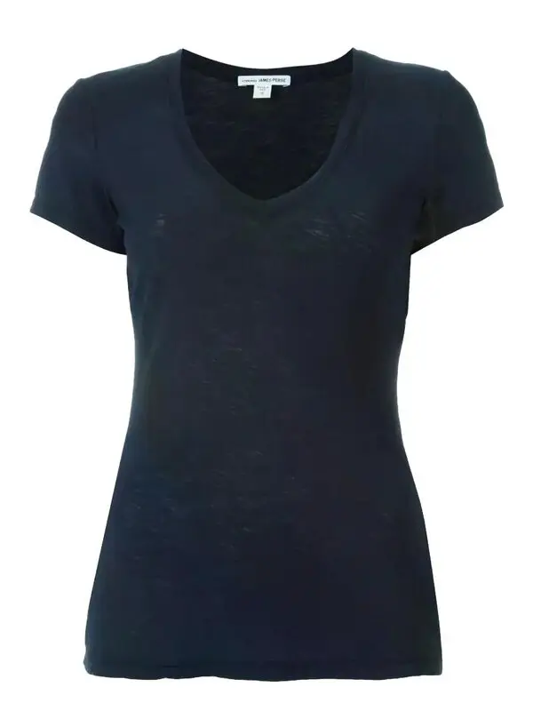 JAMES PERSE V-neck T-shirt - Black