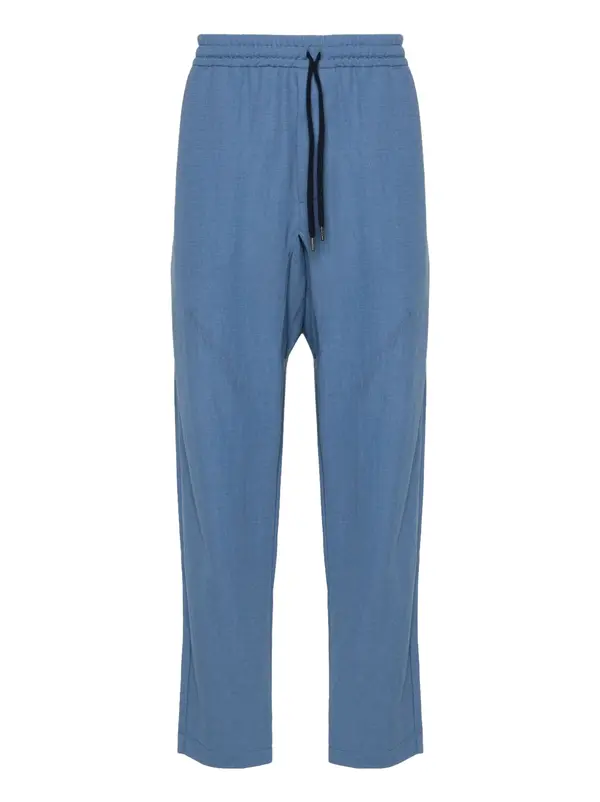 Harris Wharf London Comfort Tapered Trousers - Blue