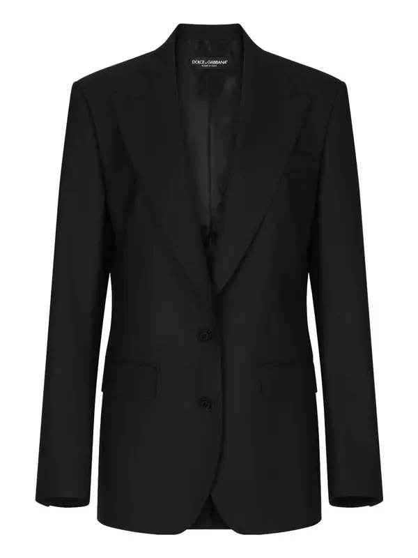 Dolce & Gabbana Single-breasted Blazer - Black