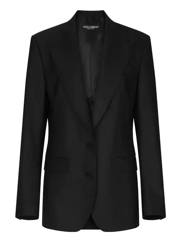 Dolce & Gabbana Single-breasted Blazer - Black