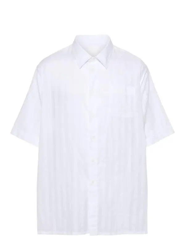 Givenchy Logo-embroidered Cotton Shirt - White