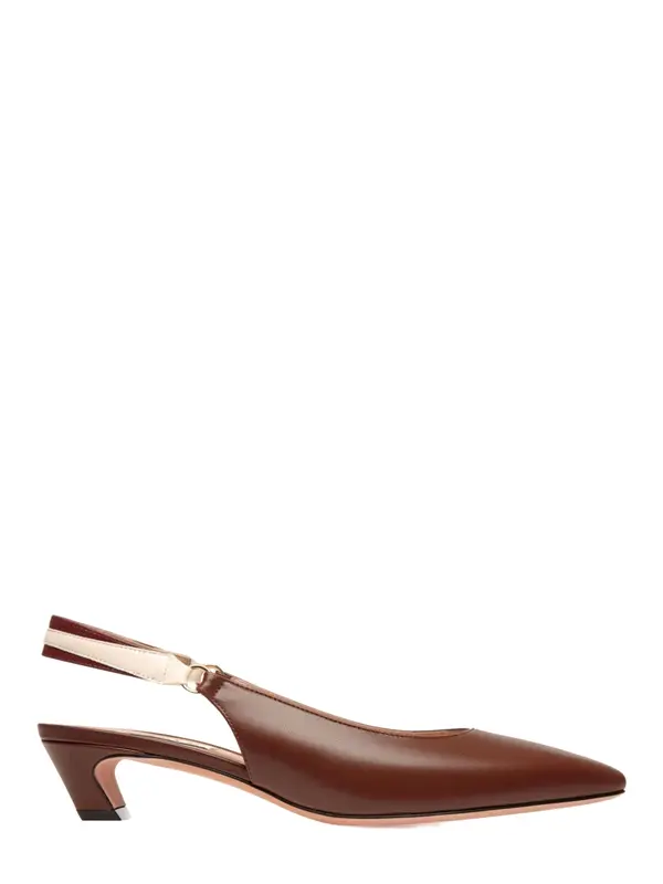 Bally Sylt Nappa Leather Pumps - Brown