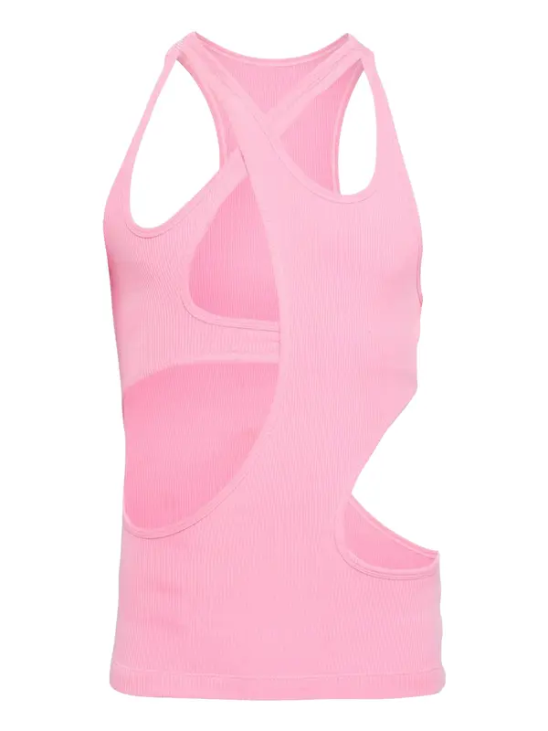 Natasha Zinko Cut-out Tank Top - Pink