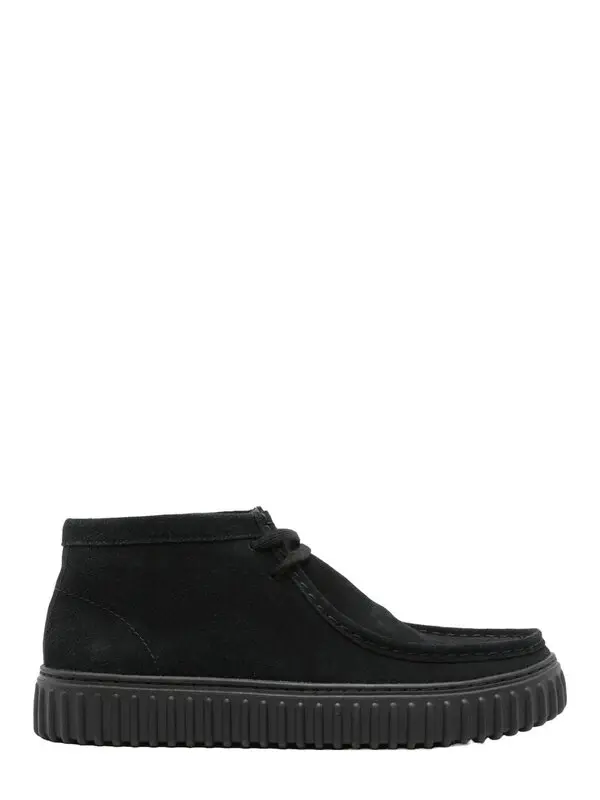 Clarks Torhill Hi Suede Boots - Black