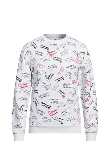 Moschino Print French Terry Sweatshirt - White