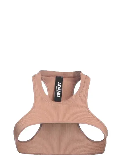 ANDREĀDAMO Crop Top - Beige