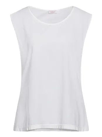 Rossopuro T-shirt In Cotton And Elastane - White