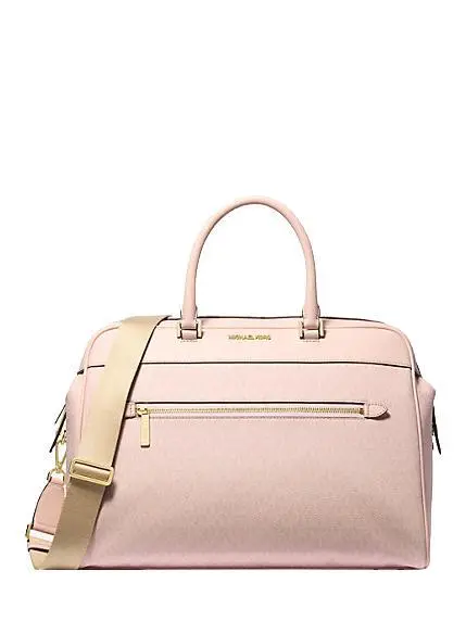 Michael Kors Logo Weekender Duffle Bag - Pink