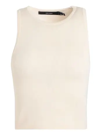 Vero Moda Knitted Sleeveless Top - White